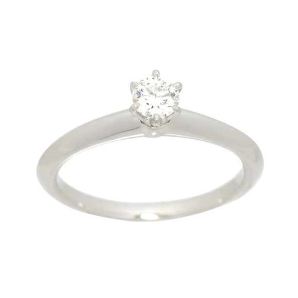 Tiffany & Co. | Jewelry | Tiffany Tiffanyco Solitaire Diamond 22ct Gvs3ex No 9 Ring Pt Platinum ...